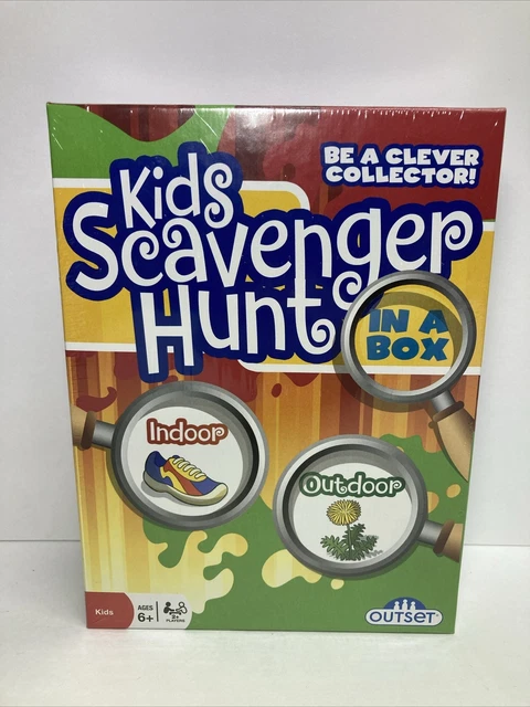 KID'S SCAVENGER HUNT Kit Indoor Outdoor Fun Ages Year Round Family Fun ...