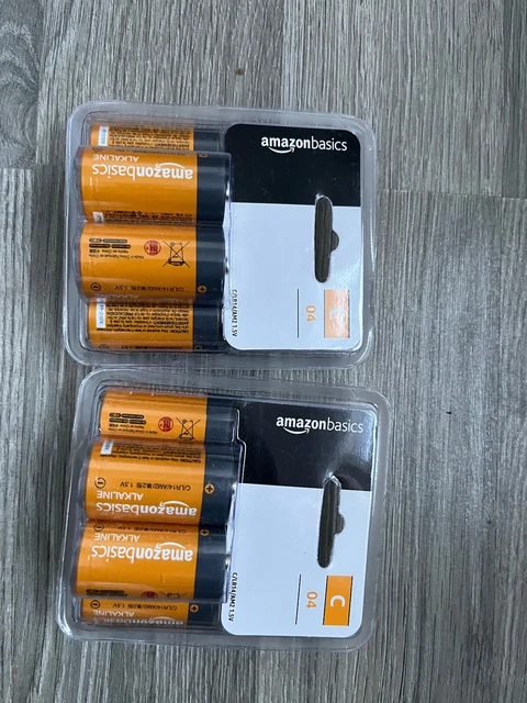 AMAZONBASICS C ALKALINE Batteries 4 X4 (16 Batteries) £7.90 - PicClick UK