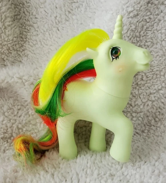 HASBRO 1987 MY Little Pony MLP G1 Mimic Twinkle Eye Unicorn W/ Parrot ...