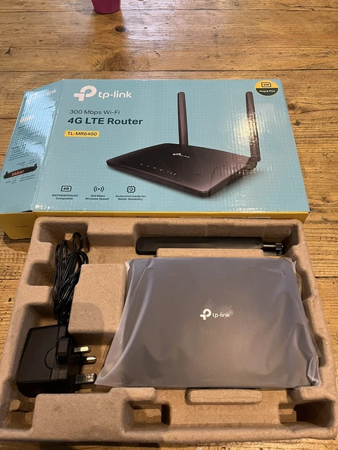 TP-LINK TL-MR6400 300MBPS Wireless N 4G Lte Router Sim Card Slot 4-Port ...