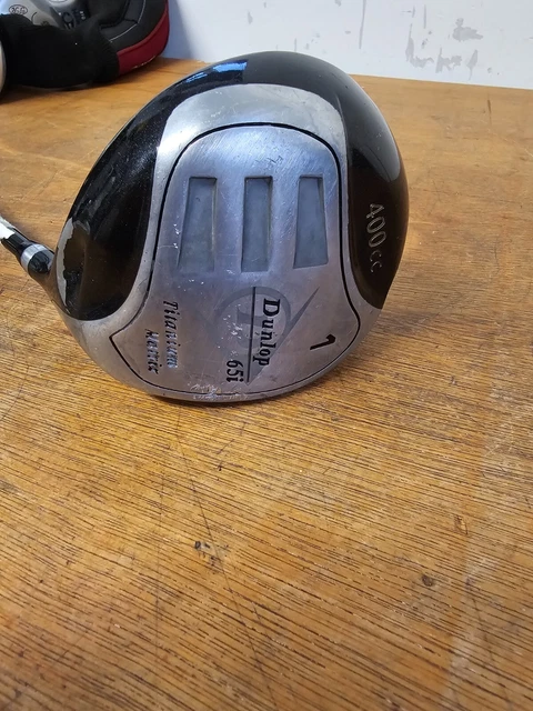 DUNLOP 65I 400CC Titanium Matrix Golf Driver (RH) Steel Shaft, Original ...