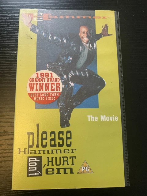 MC HAMMER VHS Video Tape - Please Hammer Don't Hurt’em 60 Mins (1990 ...