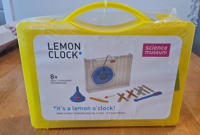 SCIENCE MUSEUM LEMON Clock Make Your Own In Case Brand New £8.63 ...