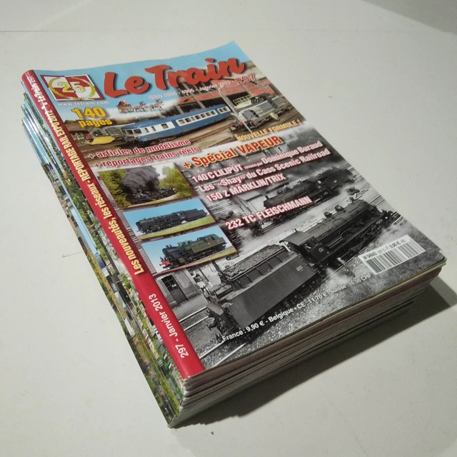 LE TRAIN - magazine modélisme ferroviaire - année complète 2013 n° 297 à 308 EUR 20,00 - PicClick FR