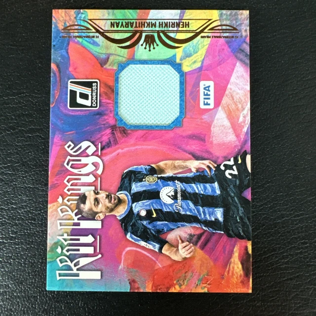 KIT DONRUSS 2023-24 patch relique rois Henrikh Mkhitaryan Inter Milan # ...