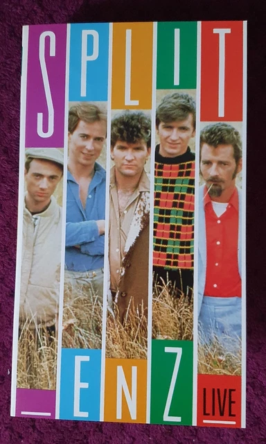 SPLIT ENZ LIVE VHS Polygram Video Crowded House Neil Finn £29.82 ...