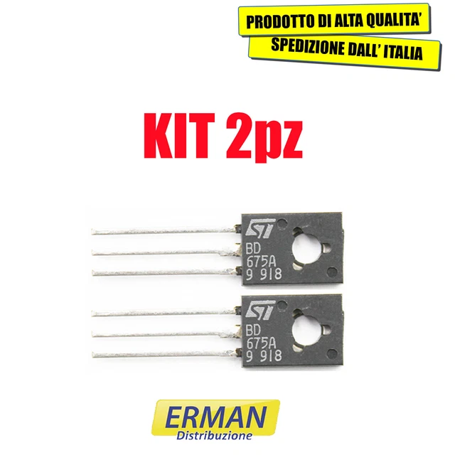 KIT 2PZ | BD675A TRANSISTORE 45V 4A EUR 1,00 - PicClick IT