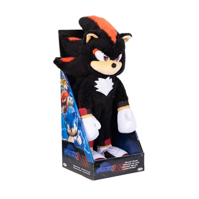 SHADOW THE HEDGEHOG 13" Official Sega Sonic Soft Plush Toy Teddy Brand ...