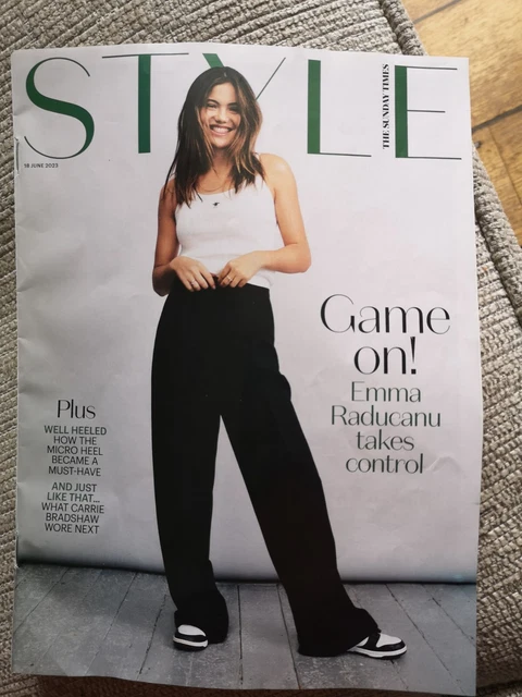 EMMA RADUCANU COVER & Feature Interview Sunday Times STYLE Magazine 18 ...