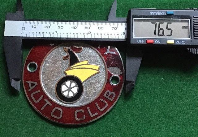RARE VINTAGE DRURY Auto Club Car Badge Automobile Club Collectible £29. ...