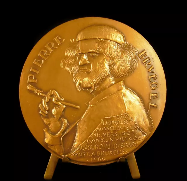 MÉDAILLE AU PEINTRE Pieter Brueghel ou Bruegel l'ancien École ... MÉDAILLE AU PEINTRE Pieter Brueghel ou Bruegel l'ancien École ...