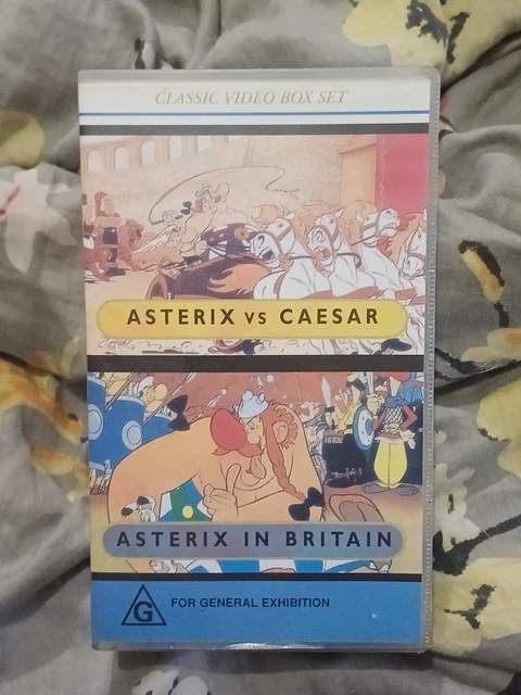 ASTERIX VS CAESAR & Astrix In Britain Vhs Box Set (2 Tapes Fat Box) $48 ...
