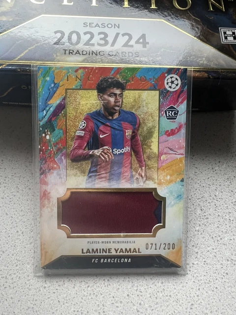 TOPPS INCEPTION 2024 - Lamine Yamal - Rookie - FC Barcelona - Toppa /200 EUR 150,00 - PicClick IT