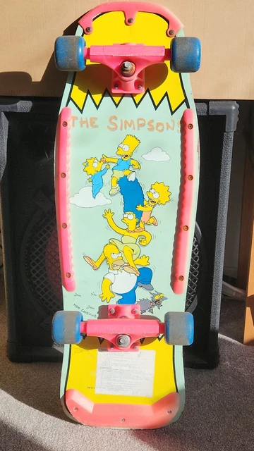 SIMPSONS SKATE-O-RAMA 20TH Century Fox 1990s Vintage Skateboard £135.92 ...