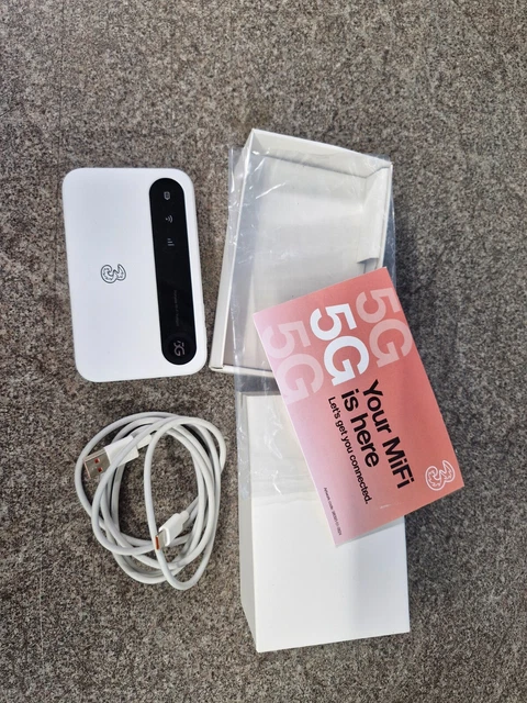 ZTE THREE U50, 5G Portable WiFi WiFi Hotspot Mobile Broadband Router £ ...