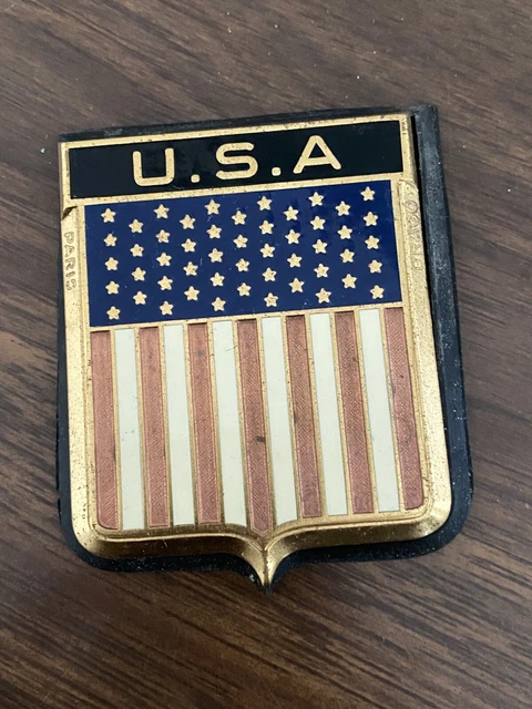 AUTOMOBILIA BADGE ÉMAILLÉ insigne USA États Unis Amérique Drago EUR 70 ...