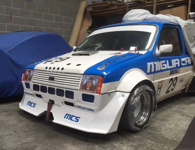MG METRO TURBO Fibreglass Body kit Arches Spoiler Splitter Sprint Rally ...