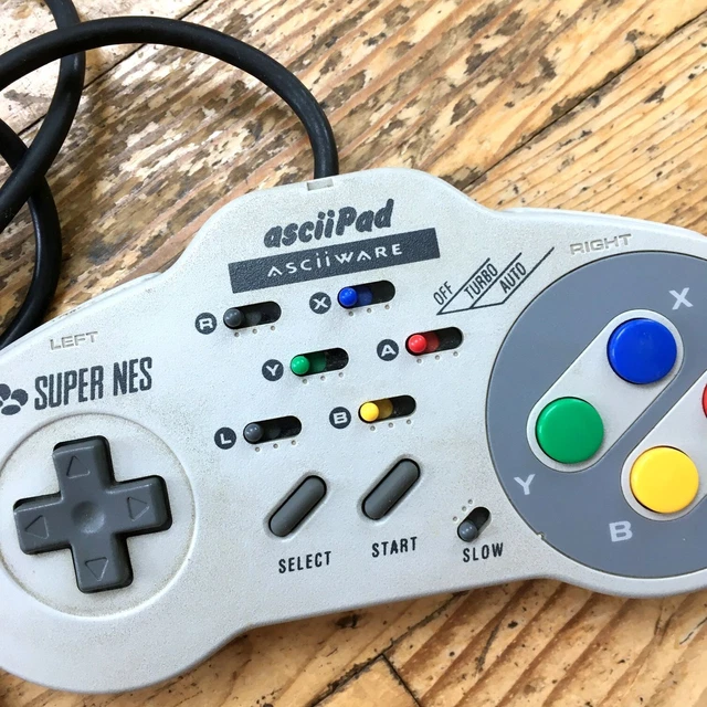 RARE - MANETTE Turbo Asciipad Asciiware Super Nintendo Snes Pal Euro ...