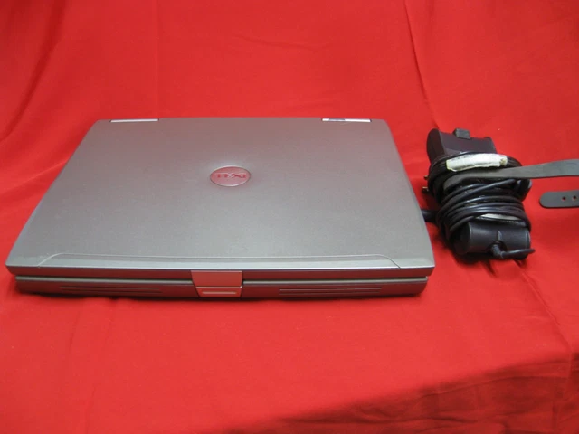 DELL LATITUDE LAPTOP D610 Runs Windows XP + power supply works, NO ...