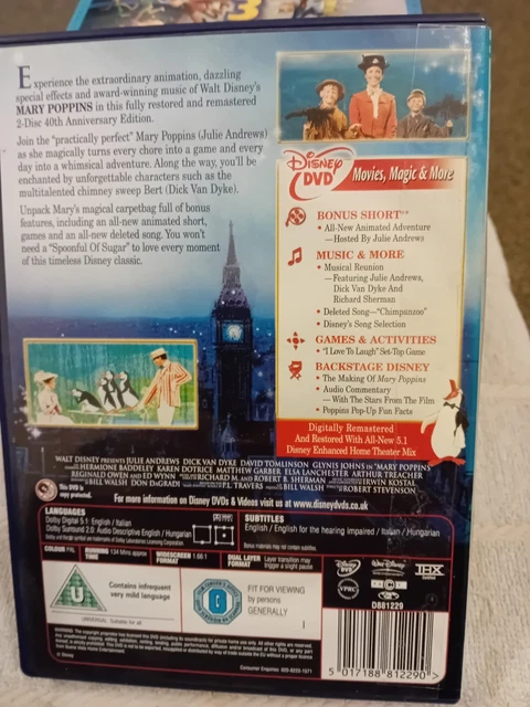 MARY POPPINS £1.17 - PicClick UK