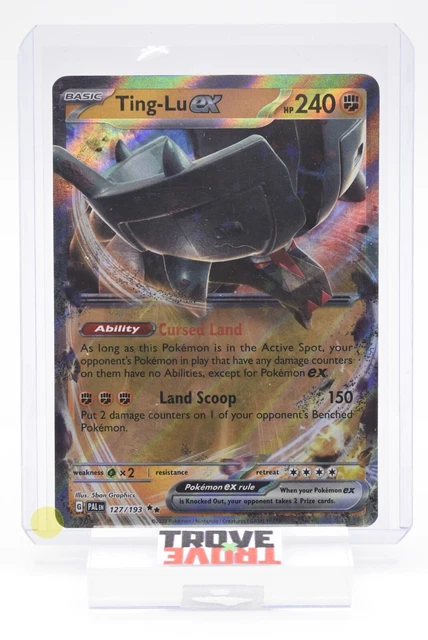 POKÉMON TCG TING-LU ex Double Rare PAL EN 127 Pack Fresh NM+ $4.24 ...