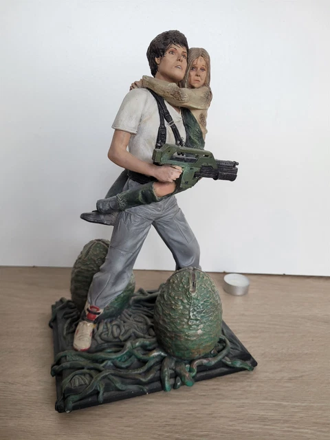 FIGURINE STATUE ALIEN ALIENS Ripley & Newt Giger Xenomorph sans ...