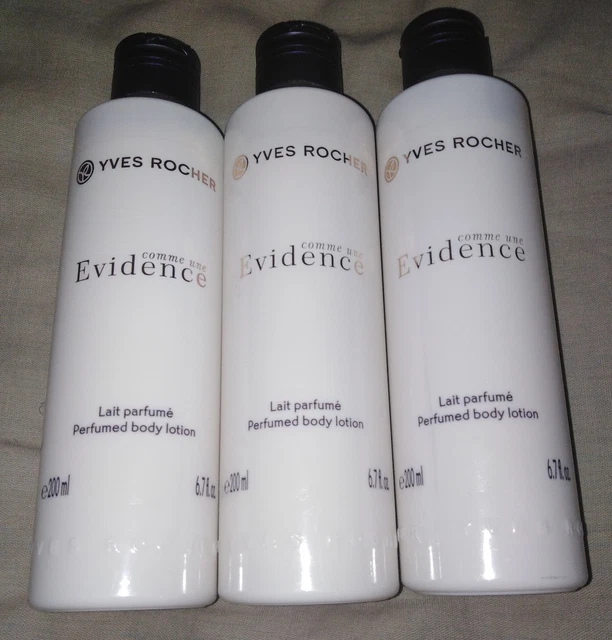 YVES ROCHER - Lait corps parfumé COMME UNE ÉVIDENCE 3*200ml neufs EUR ...