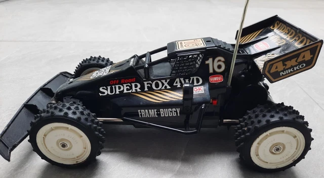 NIKKO SUPER FOX Frame Buggy 4WD radio control Car W/BOX, Charger ...