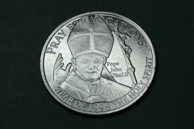 1998-TOKEN-MEDAL-POPE JOHN PAUL Ii-Pray For Vocations £2.22 - PicClick UK