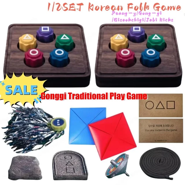 SQUID GAME SEASON 2 Gonggi Gong-gi 공기 Toy Korean Jack Stones Game NEW ...