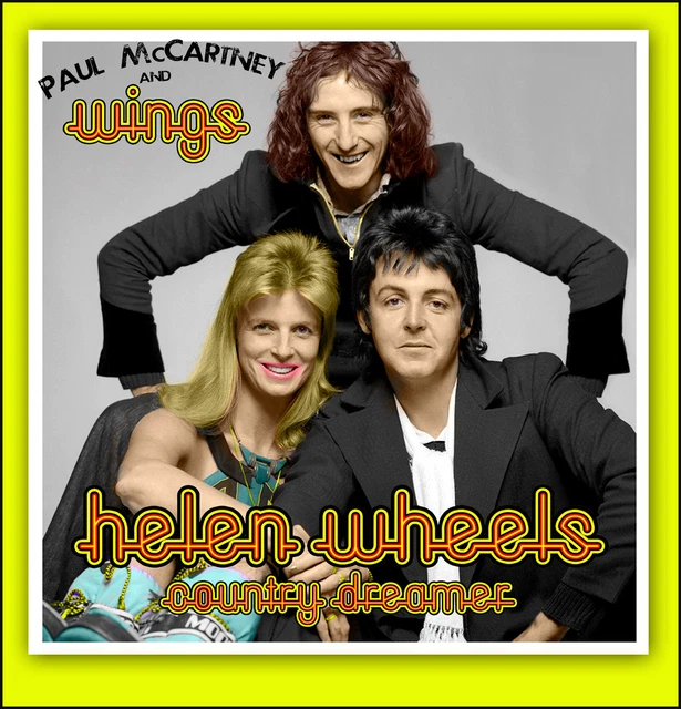 PAUL MCCARTNEY HELEN Wheels b/w Country Dreamer- 45 sleeve- Record not ...