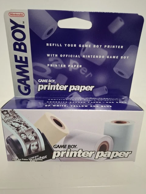 BRAND NEW OFFICIAL Nintendo Game Boy Printer Paper Never Been Opened ...