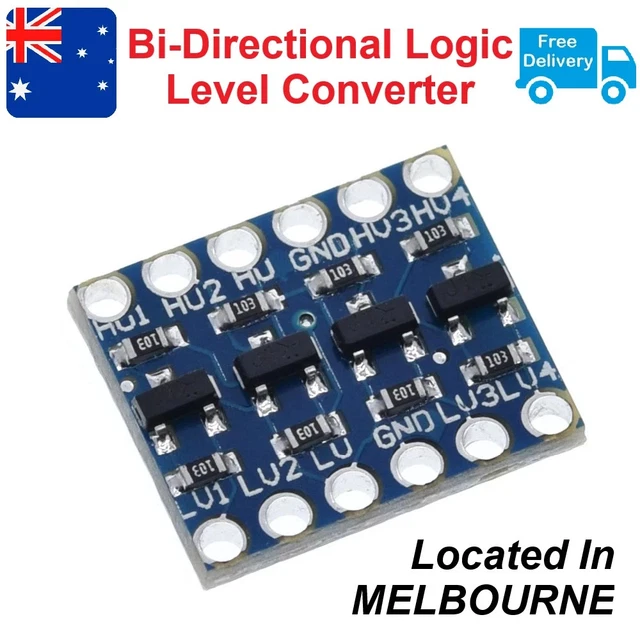 IIC I2C LOGIC Level Shifter Converter Bi-directional Board 4 Channel 3 ...