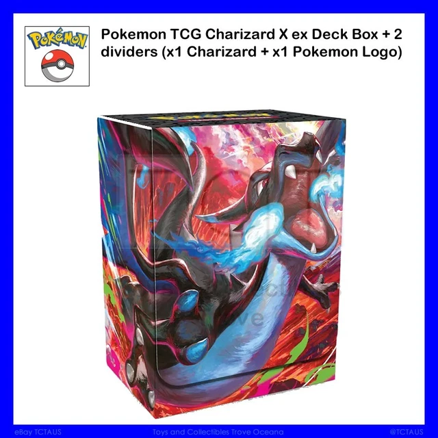 POKEMON TCG MEGA Charizard X ex UPC Deck Box $55.55 - PicClick AU
