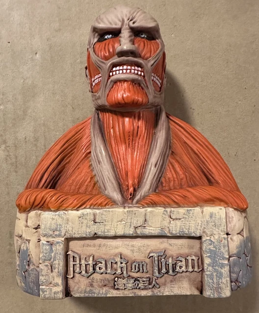 ATTACK ON TITAN Funimation Anime Colossal Big Bust Statue Figure Coin ...