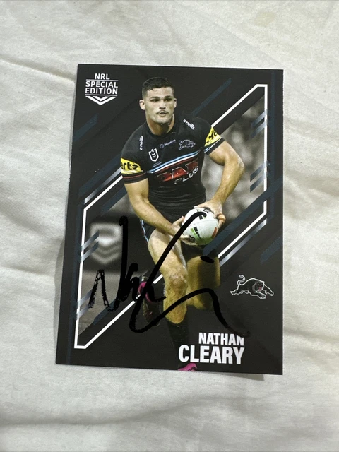 SIGNED NATHAN CLEARY Penrith Panthers 2023 NRL Rivalry Card 34 $25.00 ...