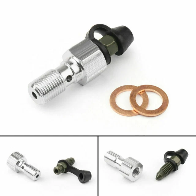 ENTLÜFTUNGSSCHRAUBE VENTIL M10 x1.0 x20mm mit Entlüfternippel ...