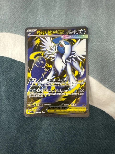 POKÉMON TCG MEGA Absol EX 161/132 Mega Evolution Full Art £6.99 ...