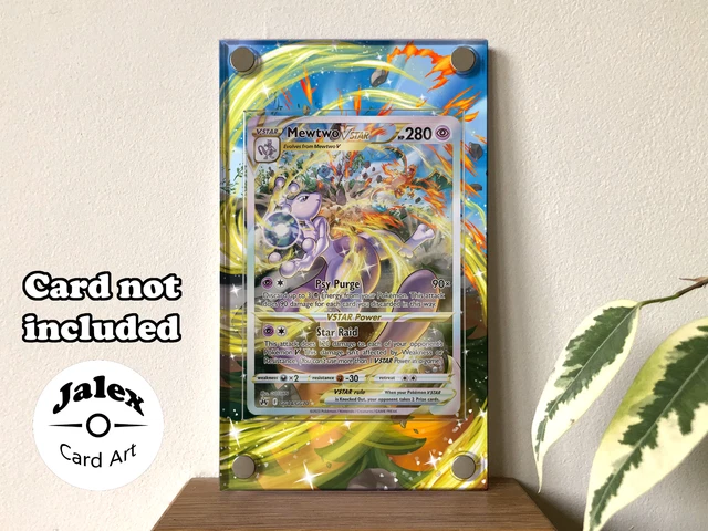 MEWTWO VSTAR CROWN Zenith G44/GG70 Extended Pokemon Card Frame and ...