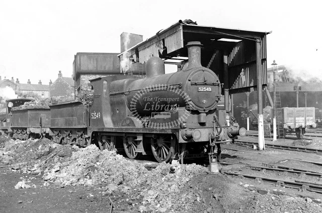 PHOTO BR BRITISH Railways Steam Locomotive Class LYR28 52549 at Lees £1 ...