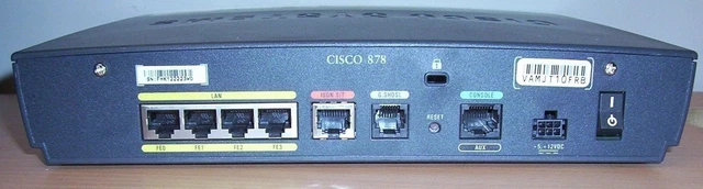 CISCO 878 G.SHDSL modem/router/switch (4-port) CISCO878-K9 V01 ...