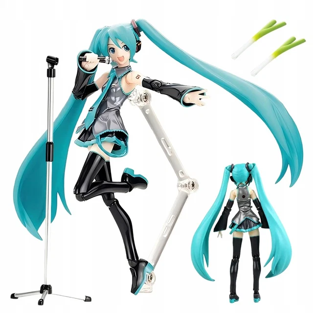 ANIME HATSUNE MIKU Figma 014 Joint Movable Doll PVC Anime Action Figur ...