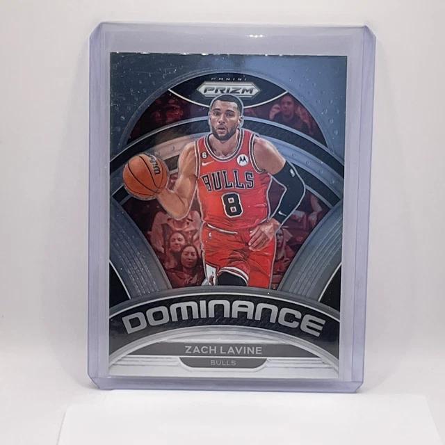 2022-23 PANINI PRIZM Basketball Zach LaVine Dominance Card #6 Chicago ...