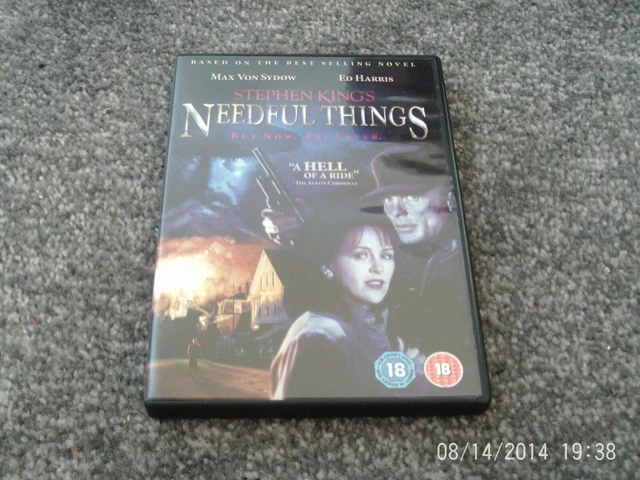 NEEDFUL THINGS - Max Von Sydow and Ed Harris (DVD, 2008) EUR 5,92 ...