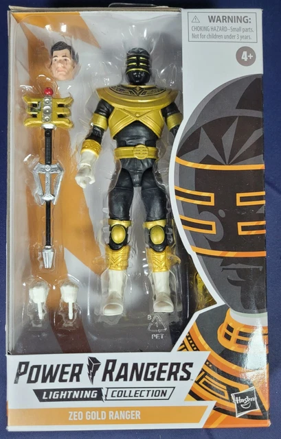 HASBRO POWER RANGERS Lightning Collection Zeo Gold Ranger Figure ...