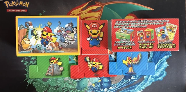 POKEMON MARIO LUIGI Pikachu Poncho XY Promo Japanese Sealed Box £9,000. ...