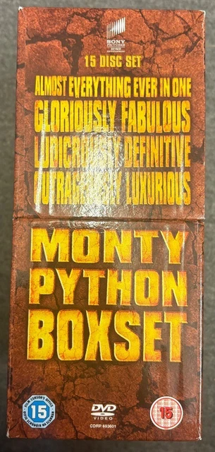 MONTY PYTHON: ALMOST EVERYTHING 15 Disc DVD Boxset Region 2 Cert 15 CG ...