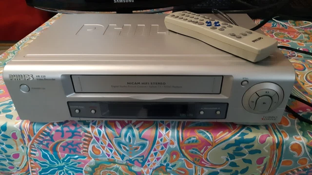 PHILIPS VR530 MAGNÉTOSCOPE Vidéo Cassette VHS pour réparations ou ...