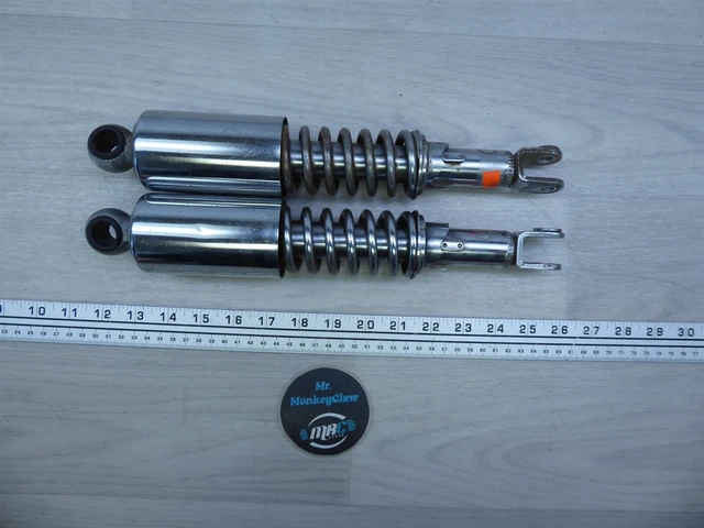1973 HONDA CB350 Four H1521) left and right rear shocks suspensions ...