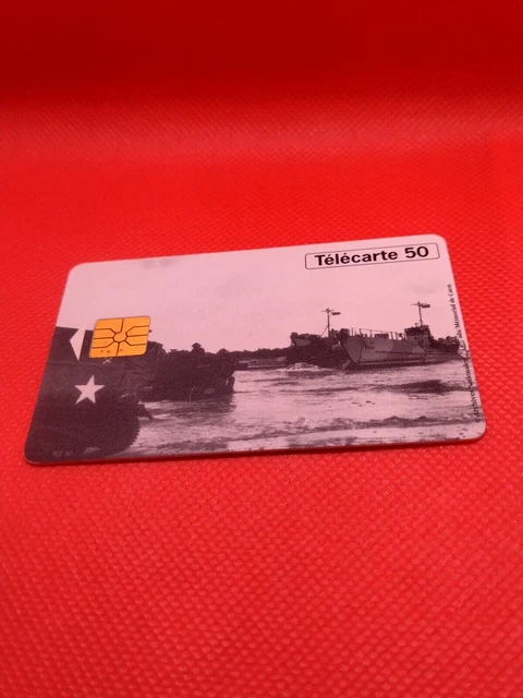 TELECARD CARTE TELEPHONIQUE 50 Unites Anniversaire 50Eme Debarquement ...